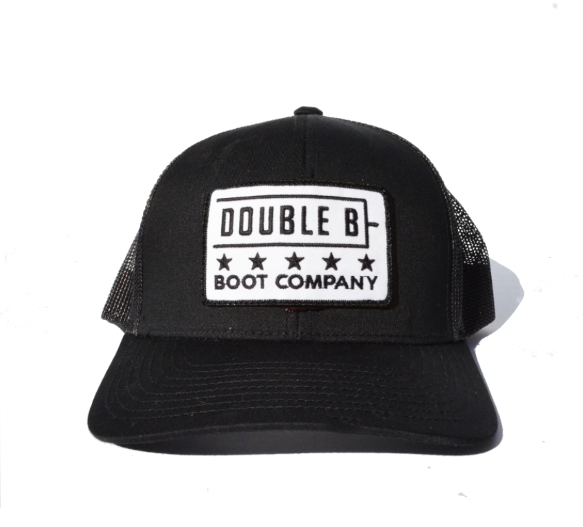 Double B Black Signature Hat – Double B Boot Company
